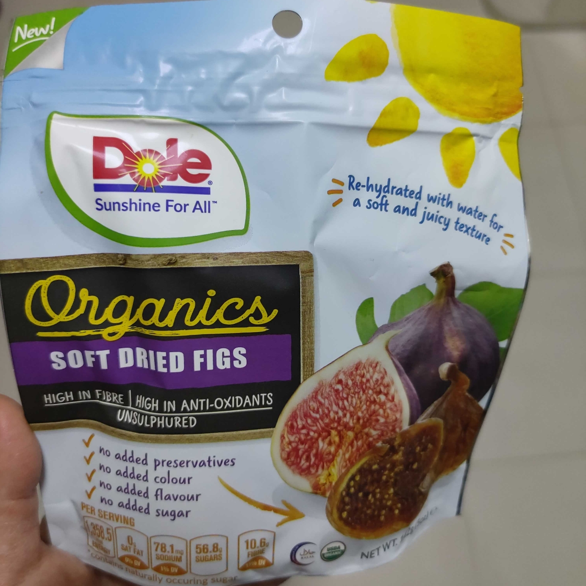 Soft dried figs from Dole - Vegan Product Reviews & Ratings | abillion
