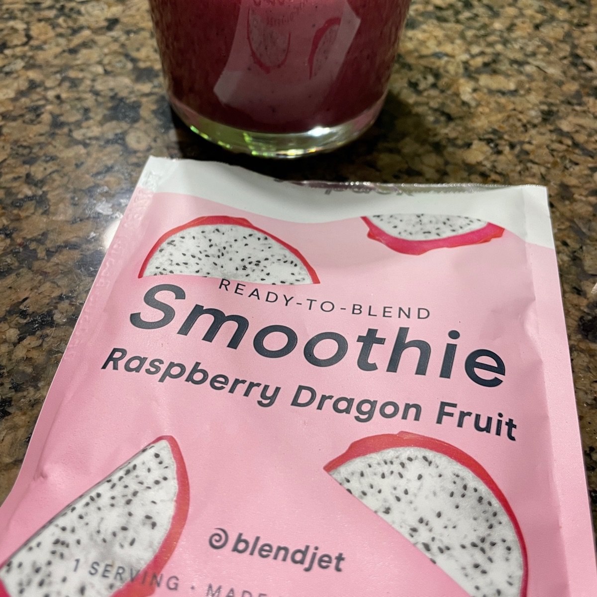 Raspberry dragon fruit smoothie from Blendjet - Vegan Product Reviews ...