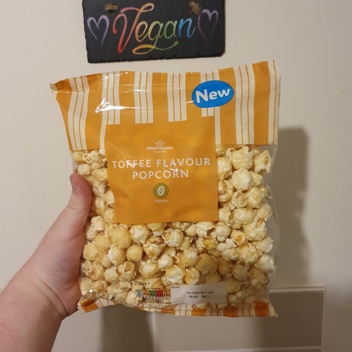 Toffee Flavour Popcorn from Morrisons - Vegan Product Reviews & Ratings ...
