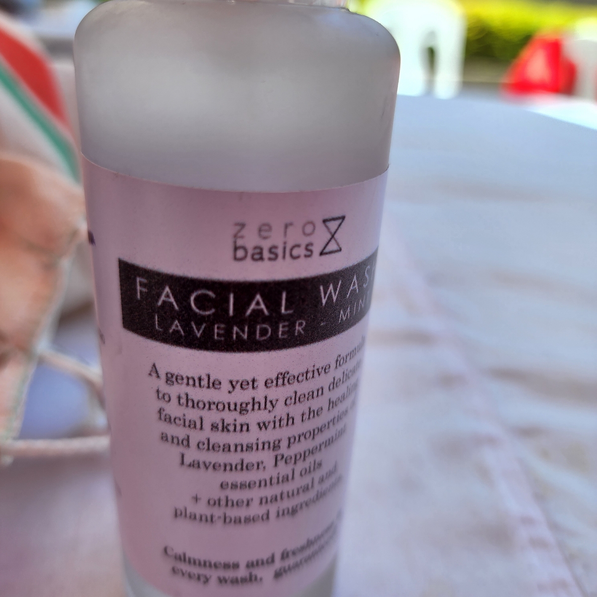 Facial Wash Lavender Mint from Zero Basics - Vegan Product Reviews ...