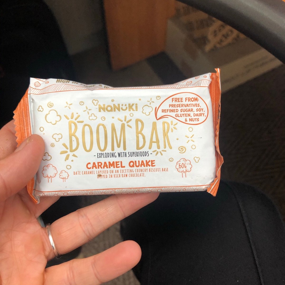 Caramel boom bar from Nonuki - Vegan Product Reviews & Ratings | abillion