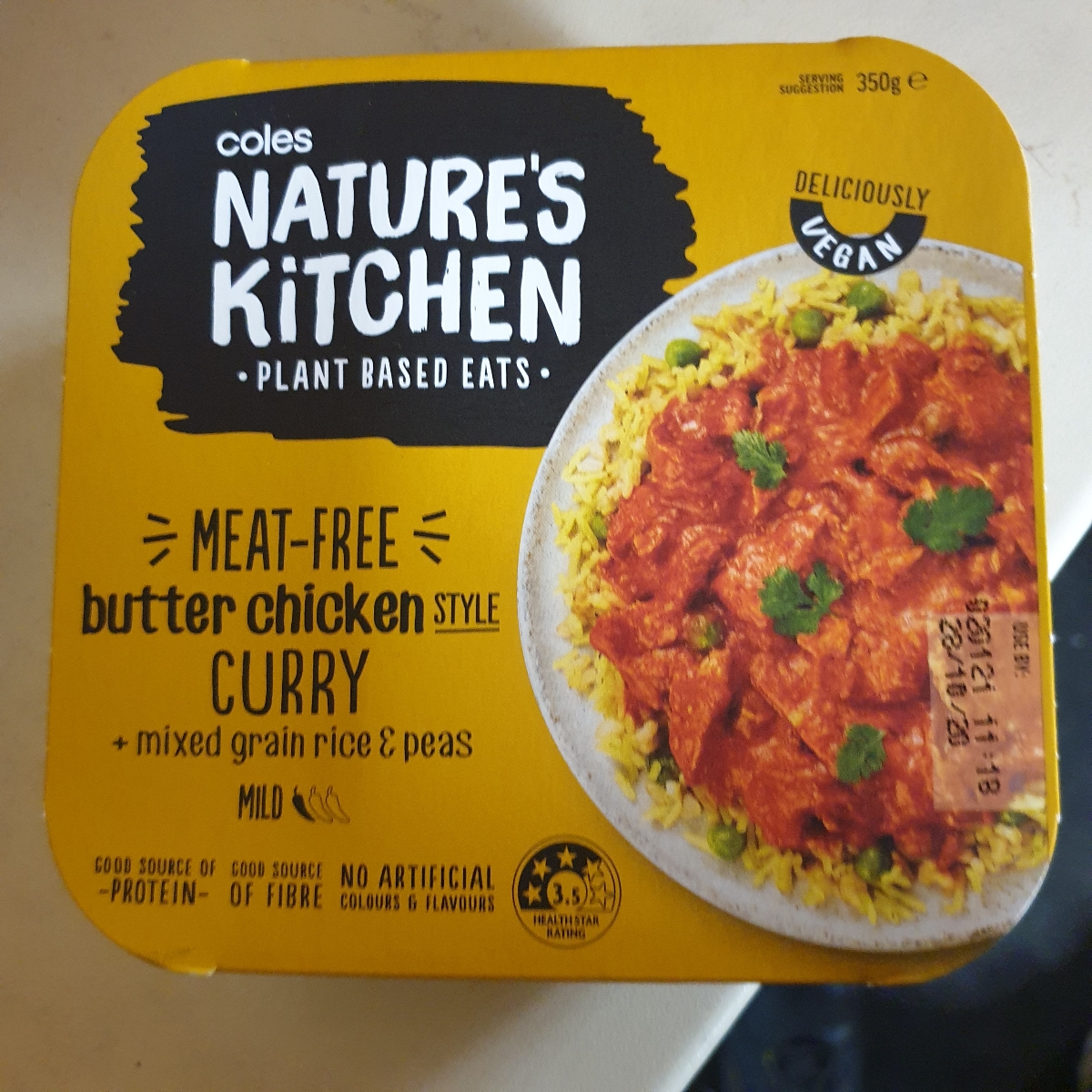 Coles Nature's Kitchen Butter chicken Reviews | abillion