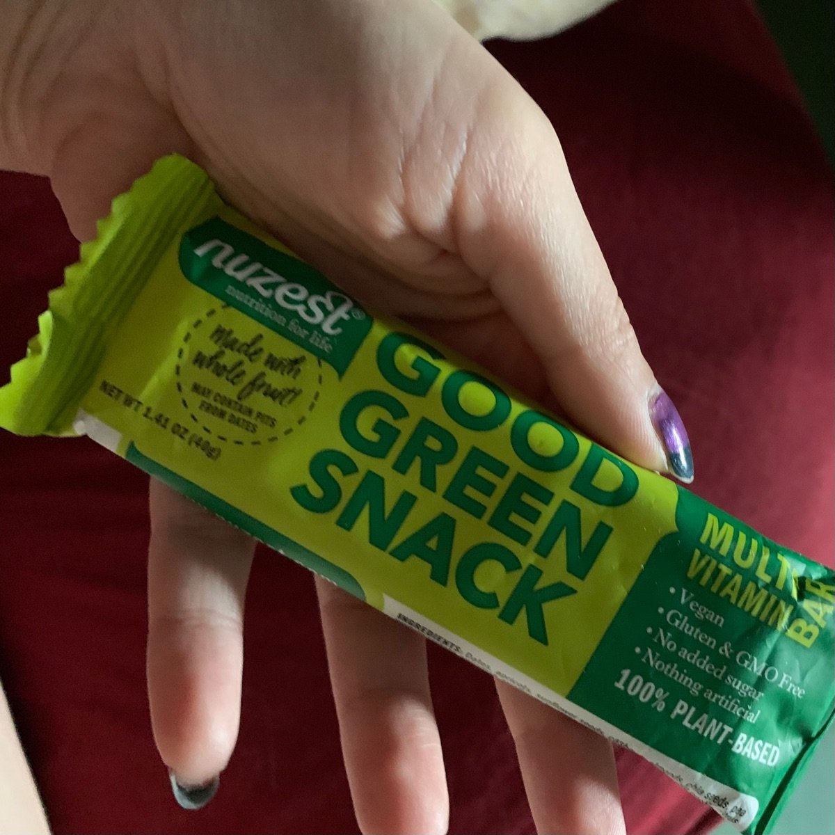 Avaliações de Good Green Stuff Multivitamin Bar da Nuzest | abillion