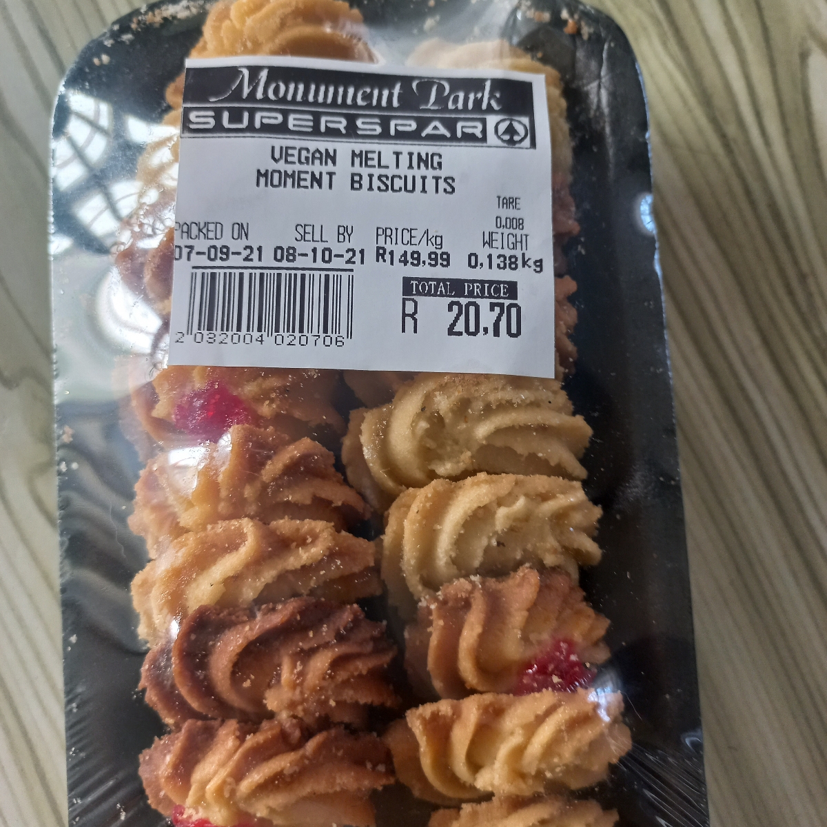 Melting Moment Biscuits from Superspar Monument Park - Vegan Product ...