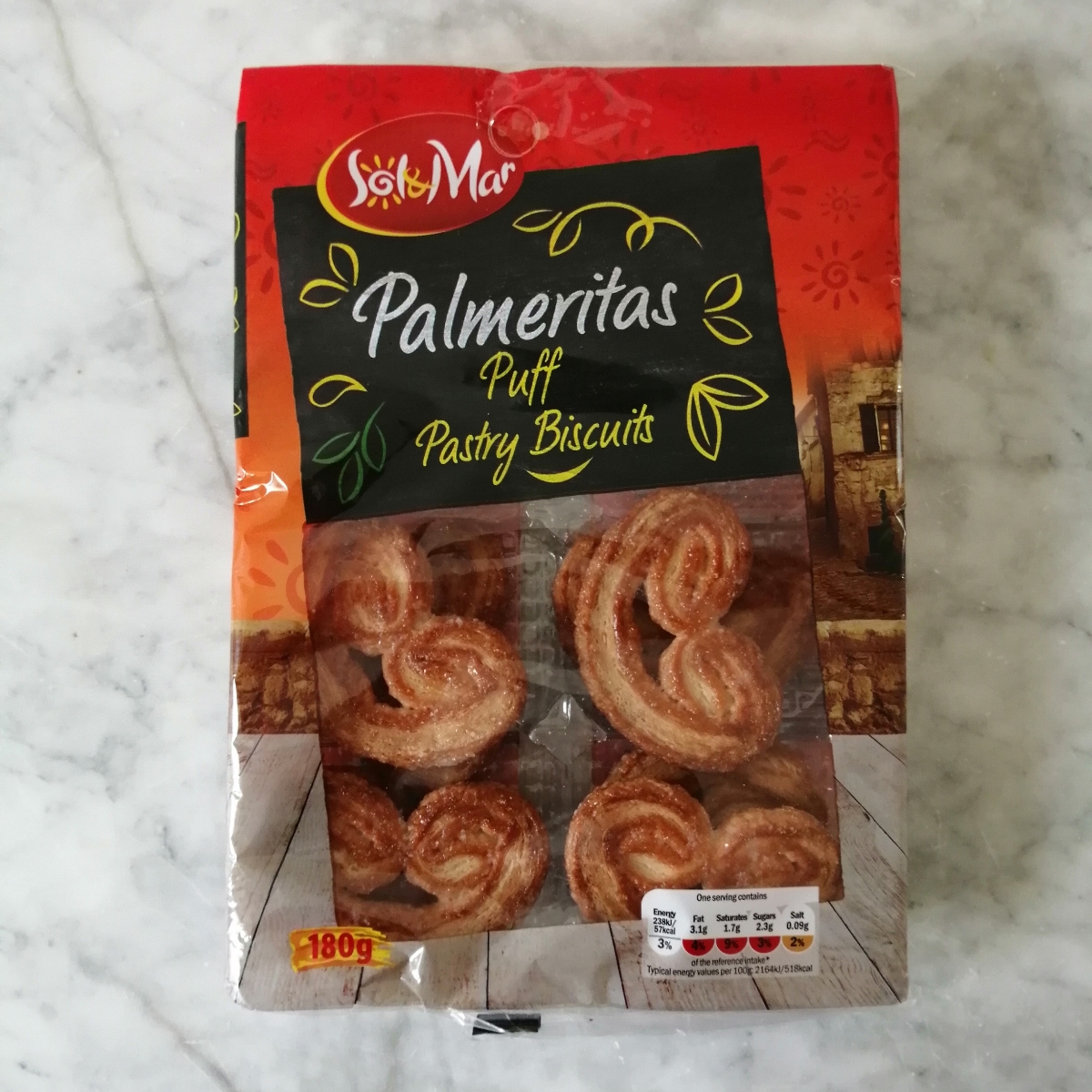 Palmeritas Puff Pastry Biscuits from Sol & Mar - Vegan Product Reviews ...