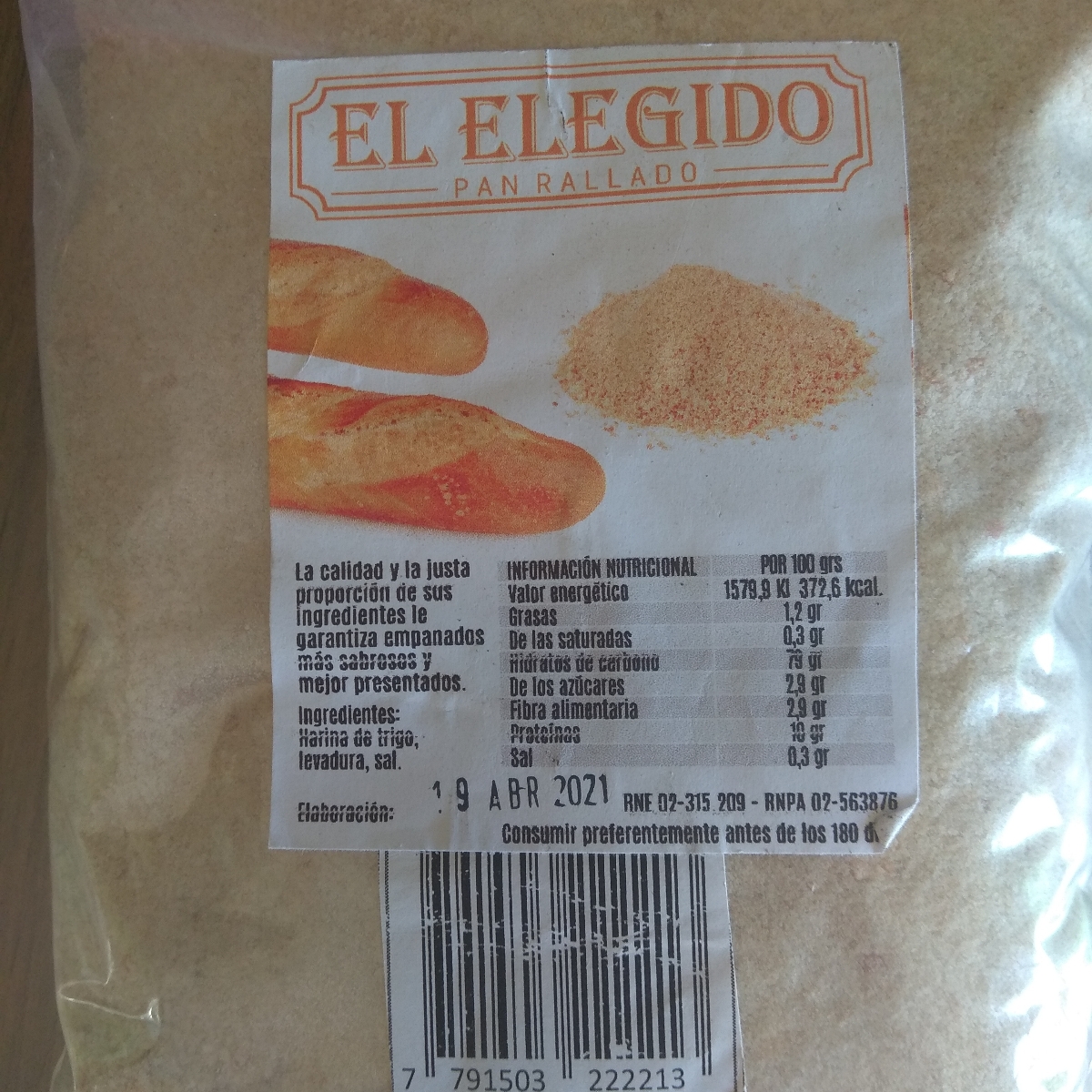 Pan rayado from El elegido - Vegan Product Reviews & Ratings | abillion