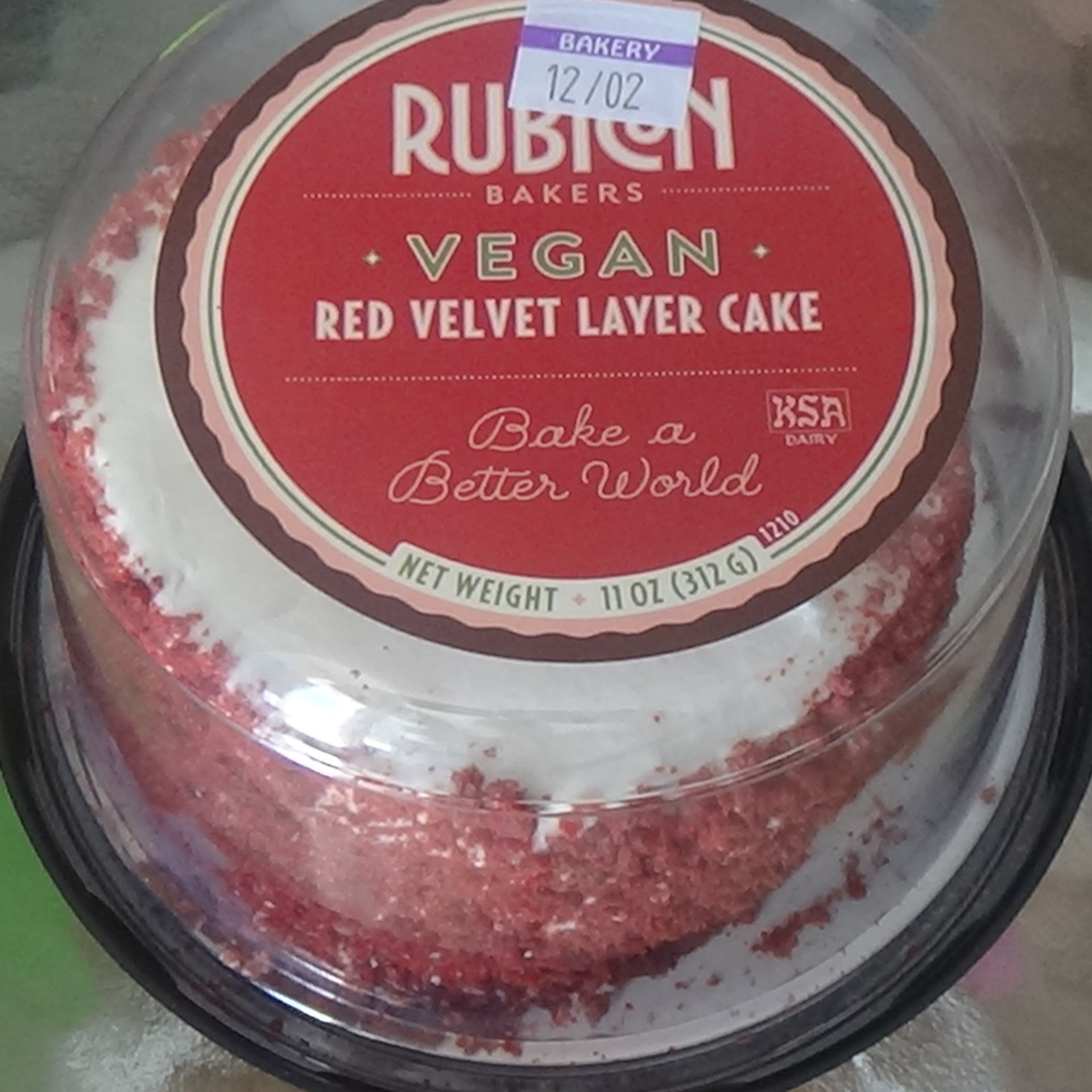 Rubicon Bakers - Vegan Red Velvet Layer Cake Review | abillion