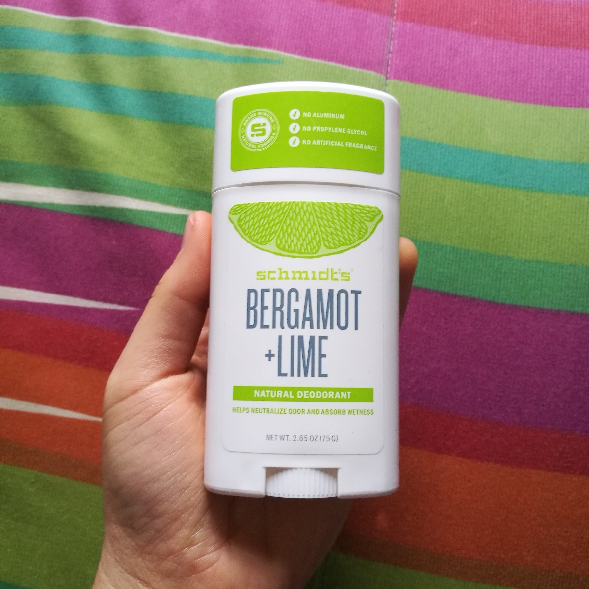 Bergamot + Lime Natural Deodorant Stick from Schmidt's - Vegan Product ...