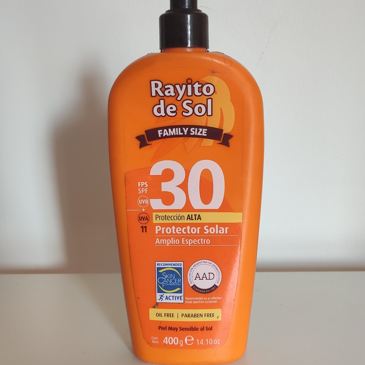 Rayito de Sol Protector Solar Factor 30 Family Size 400g Reviews | abillion