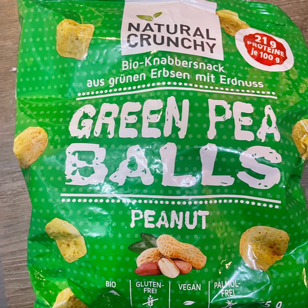 green pea balls peanut from natural crunchy - Vegan Product Reviews ...