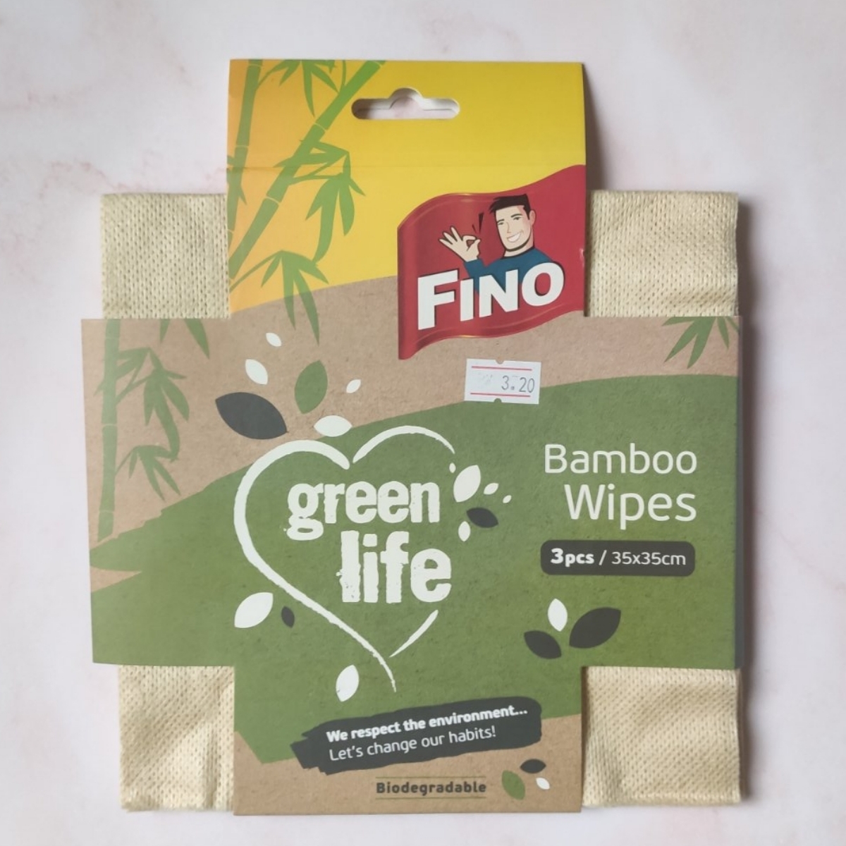 Bamboo wipes from Fino - Vegan Product Reviews & Ratings | abillion