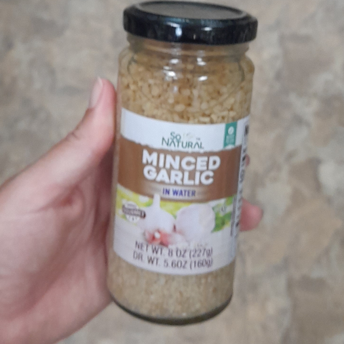 minced garlic from So Natural - Vegan Product Reviews & Ratings | abillion