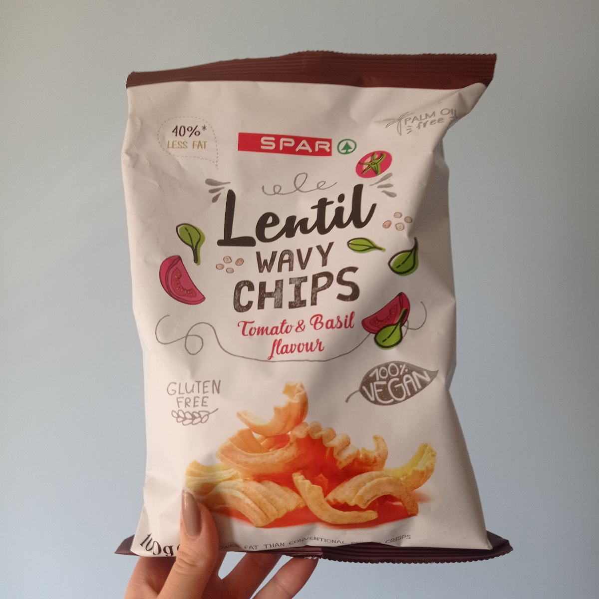Lentil wavy chips from Spar - Vegan Product Reviews & Ratings | abillion