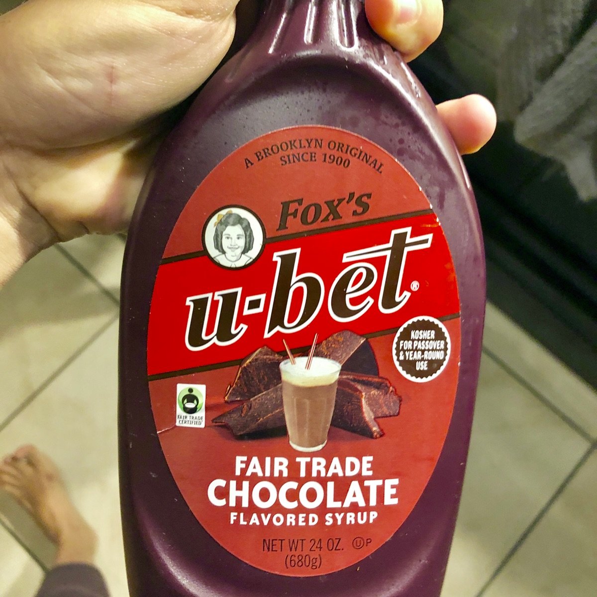 Fair trade chocolate flavored syrup from Fox's - Vegan Product Reviews ...