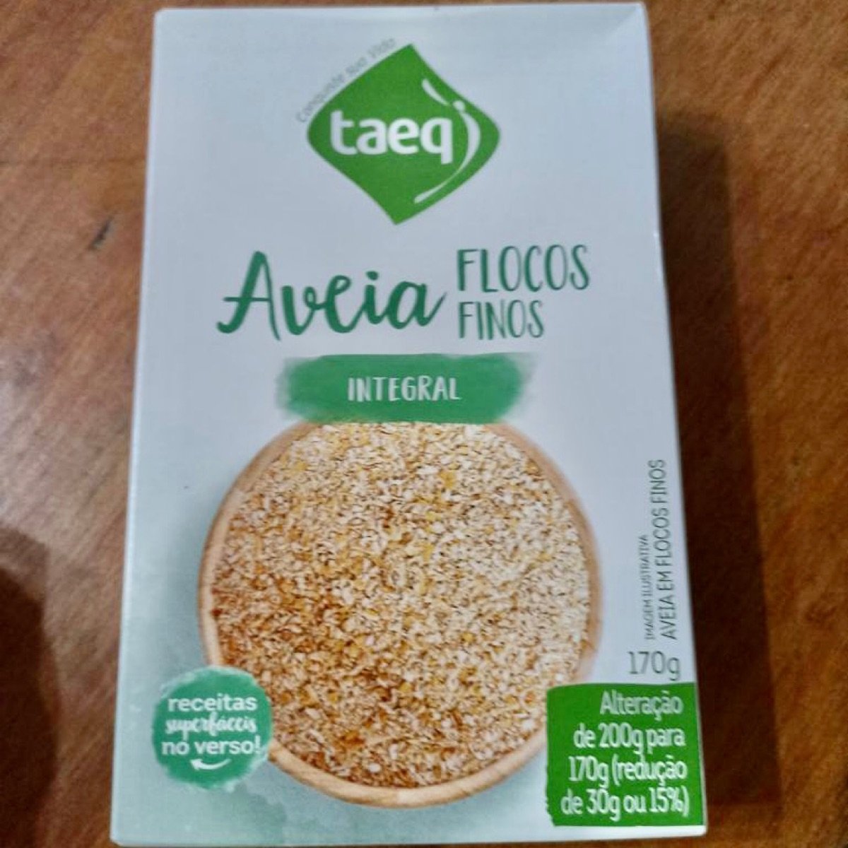 Aveia Integral em Flocos Finos from Taeq - Vegan Product Reviews ...