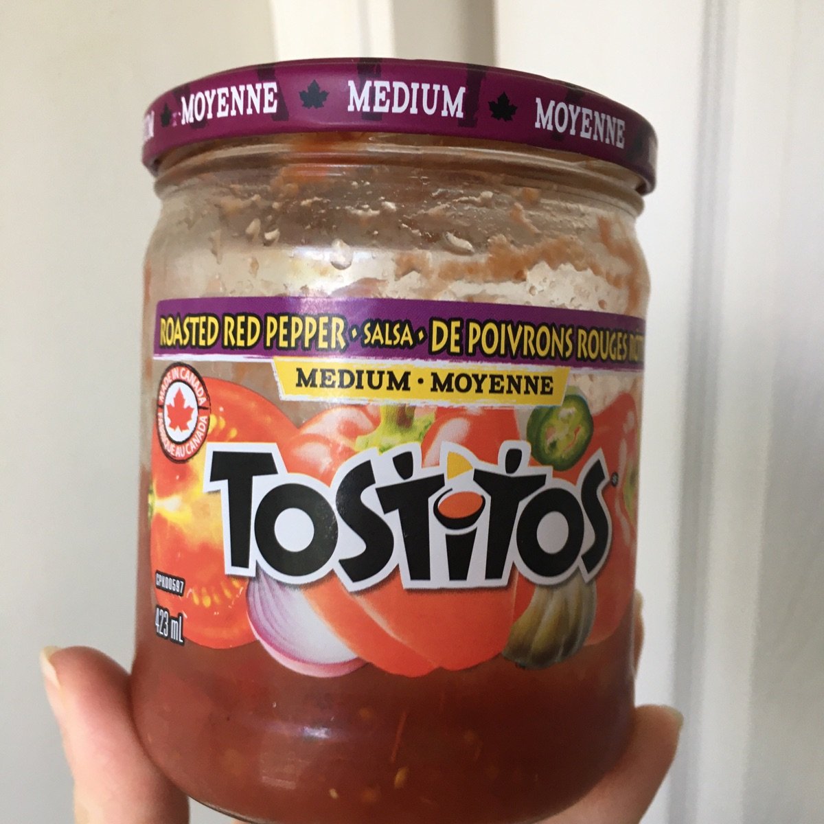 Roasted Red Pepper Medium Salsa from Tostitos - Vegan Product Reviews ...