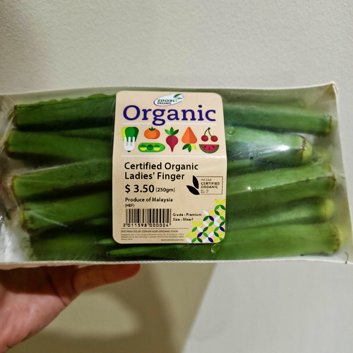 Organic Lady's Fingers from Zenxin - Vegan Product Reviews & Ratings ...