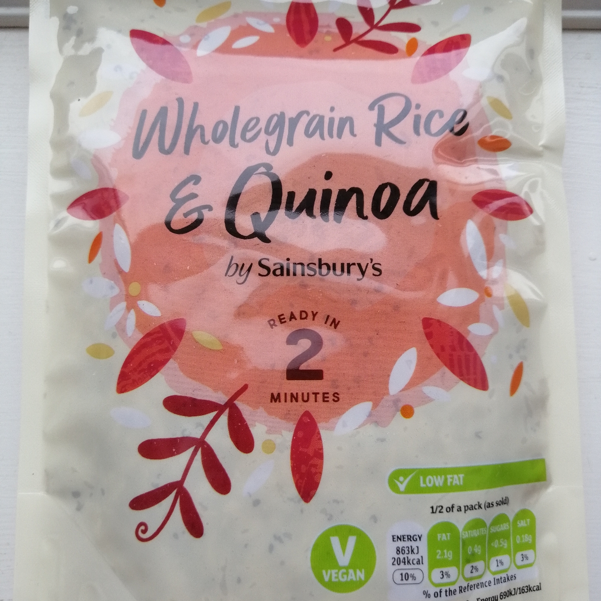 Wholegrain rice and quinoa from Sainsbury's - Vegan Product Reviews & Ratings | abillion