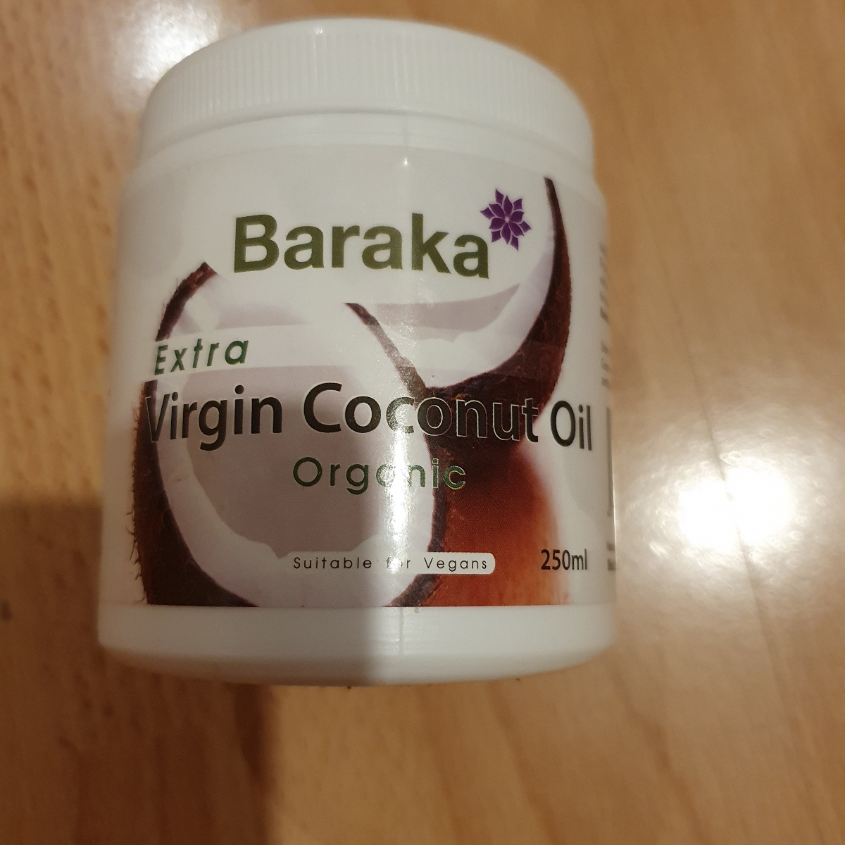 Virgin Coconut Oil from Baraka - Vegan Product Reviews & Ratings | abillion