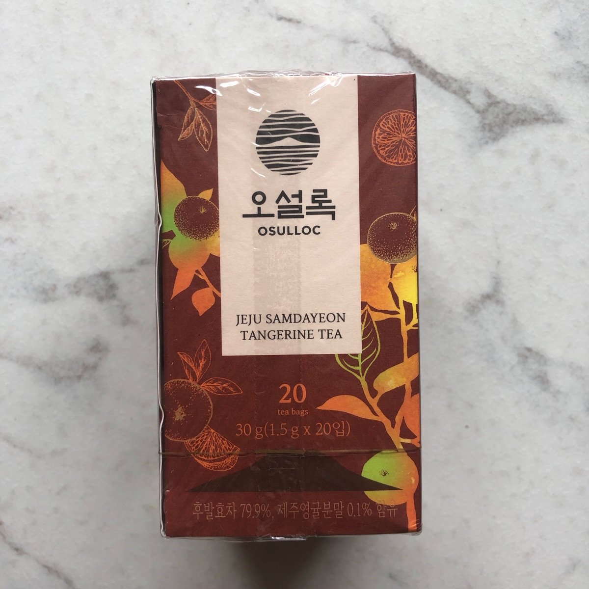Jeju Samdayeon Tangerine Tea from Osulloc - Vegan Product Reviews ...