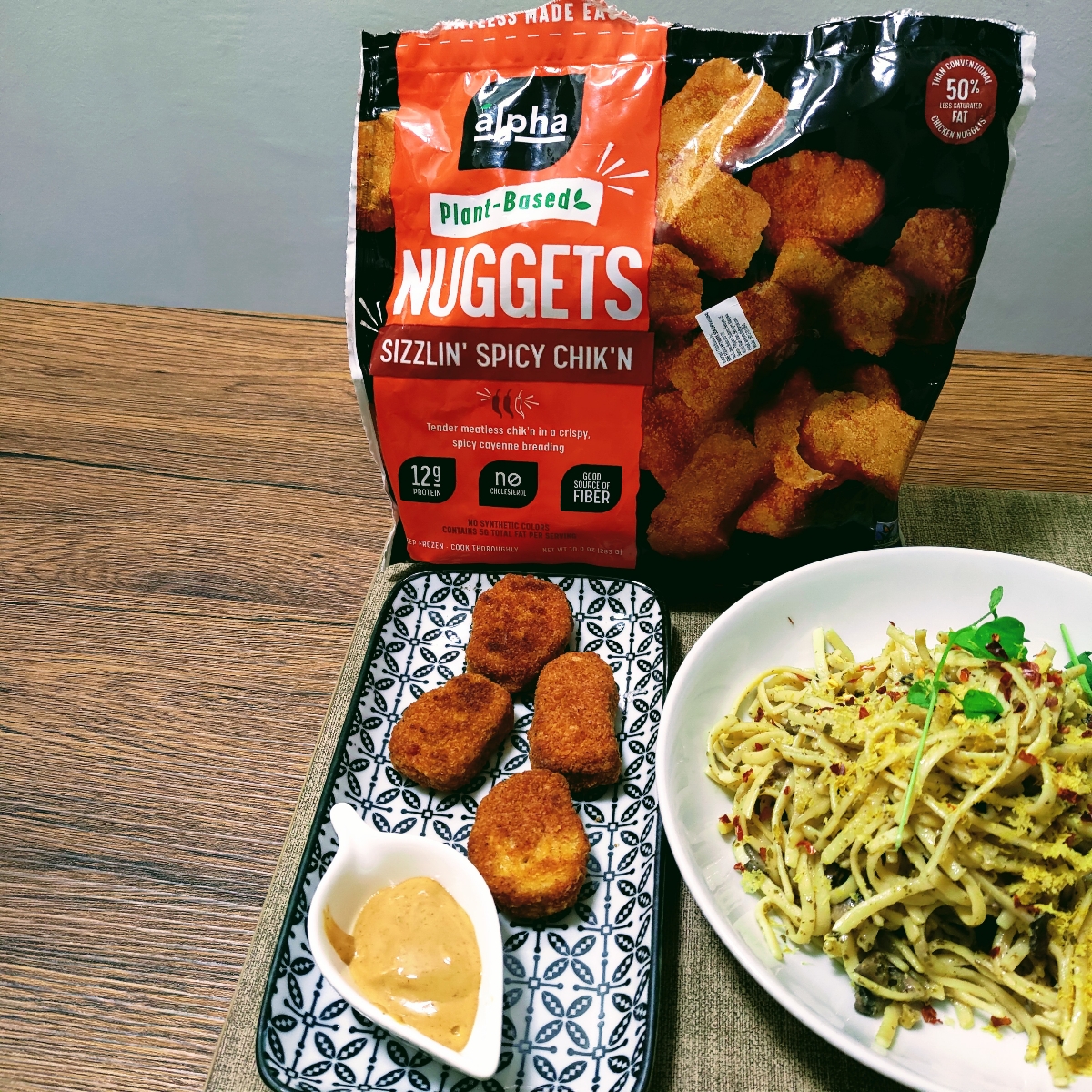 Plant-Based Nuggets - Sizzlin' Spicy Chik'n from Alpha Foods - Vegan ...