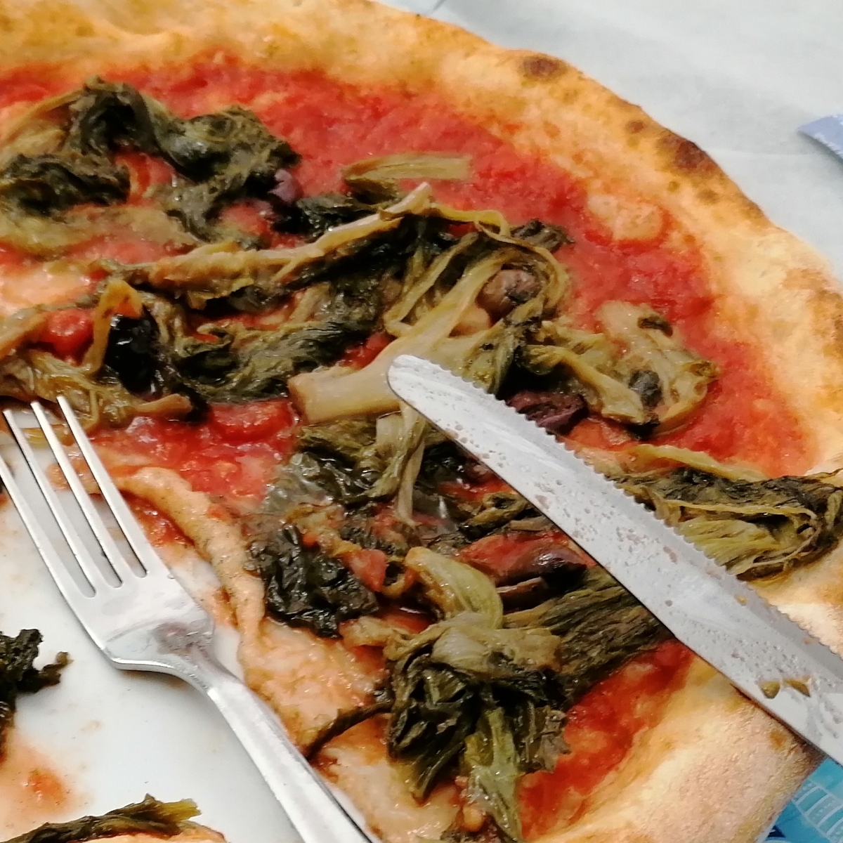 Pizza at Pizzeria Rosticceria Ponzese - Vegan Dish Reviews & Ratings ...