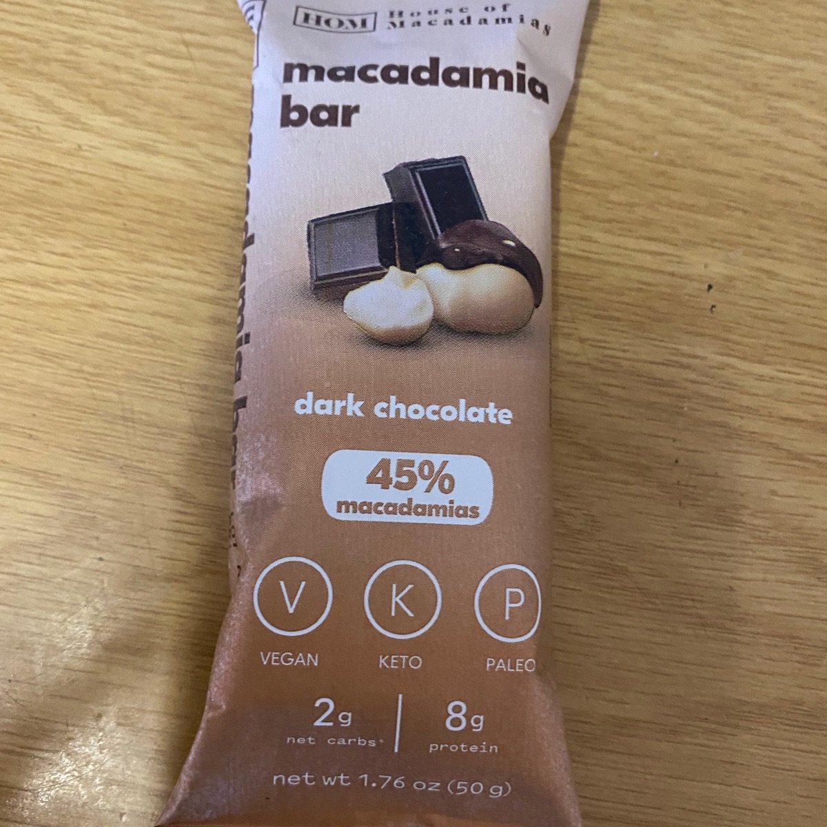 Macadamia Bar Dark Chocolate from Hom - Vegan Product Reviews & Ratings ...