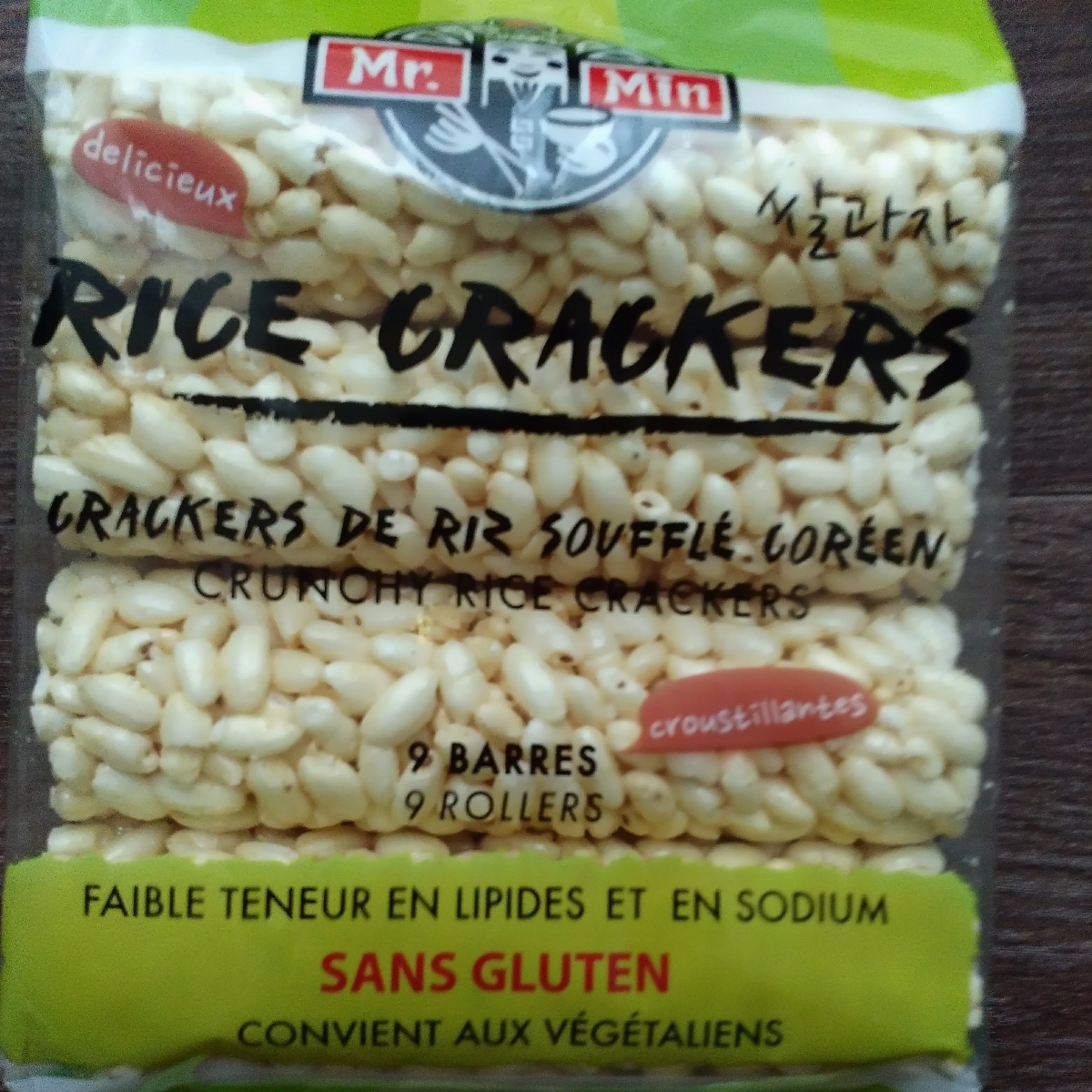 Rice crackers from Mr min - Vegan Product Reviews & Ratings | abillion