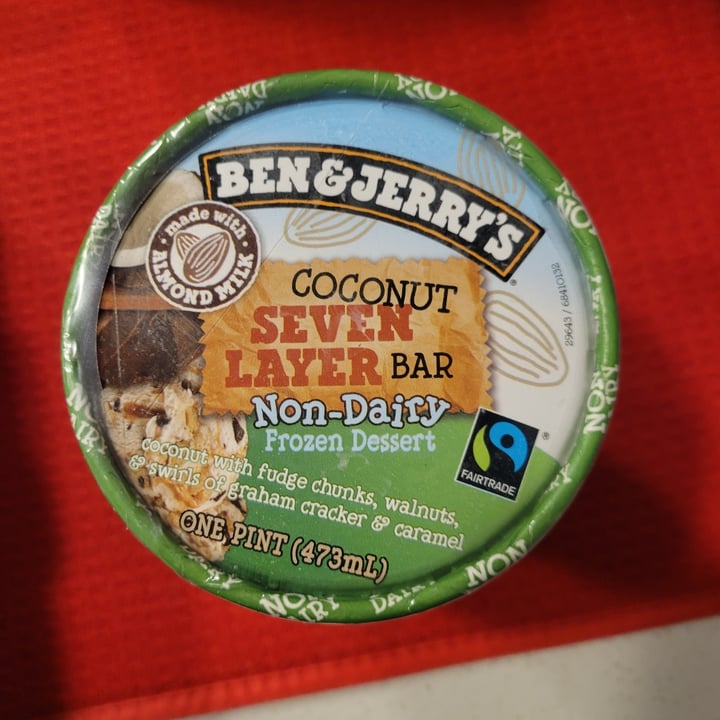 Ben & Jerry's Coconut Seven Layer Bar Non-Dairy Frozen Dessert Review ...