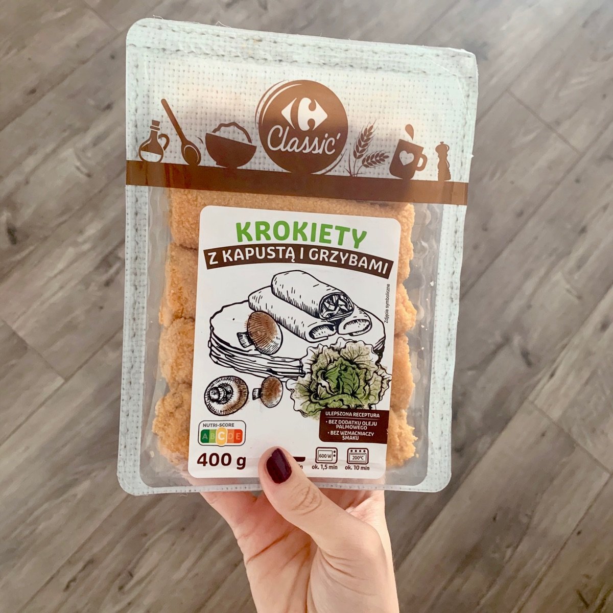 Croquette with Cabbage and Mushroom from Carrefour - Vegan Product ...