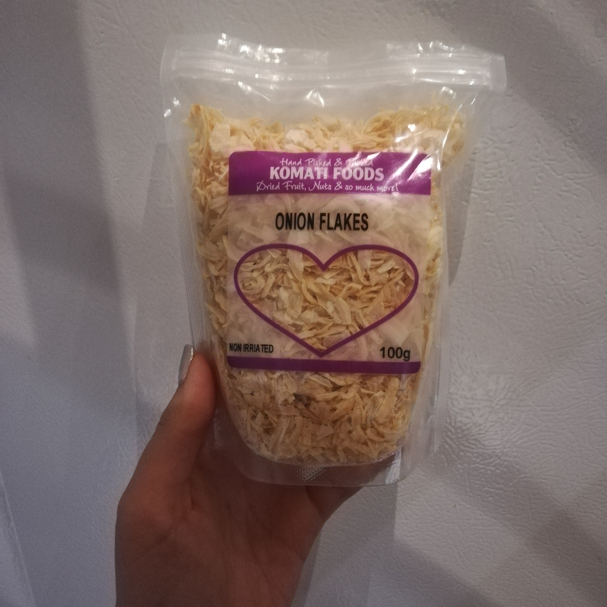 Onion flakes from Komati Foods - Vegan Product Reviews & Ratings | abillion