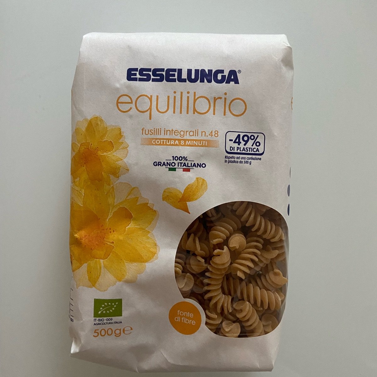 fusilli integrali from Esselunga equilibrio - Vegan Product Reviews ...