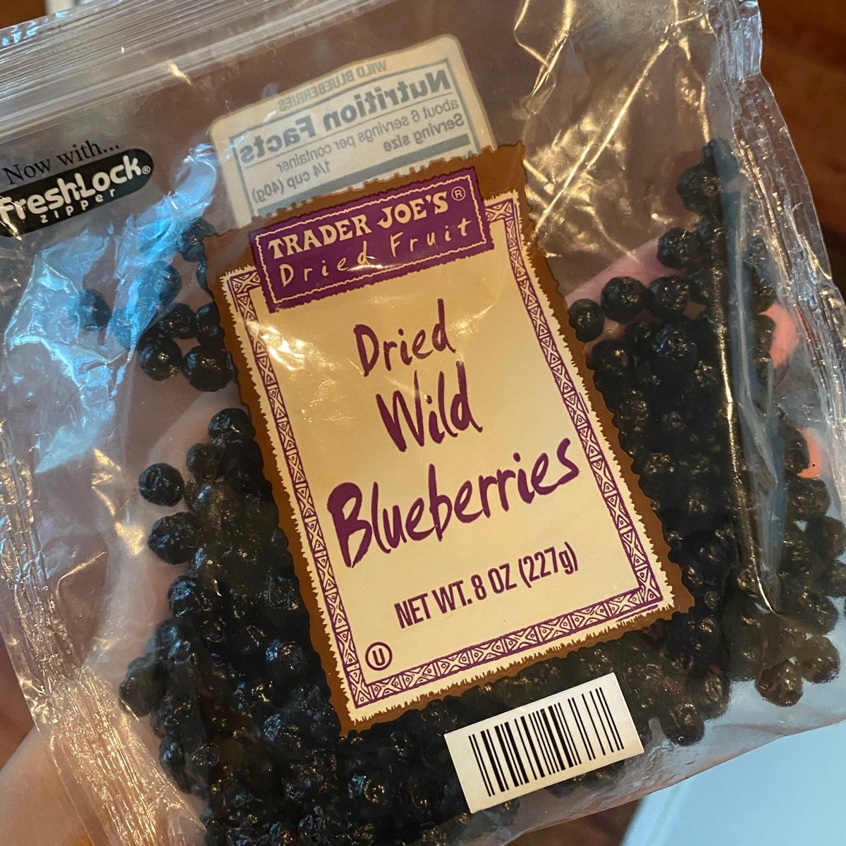 Dried Wild Blueberries from Trader Joe's - Vegan Product Reviews & Ratings | abillion