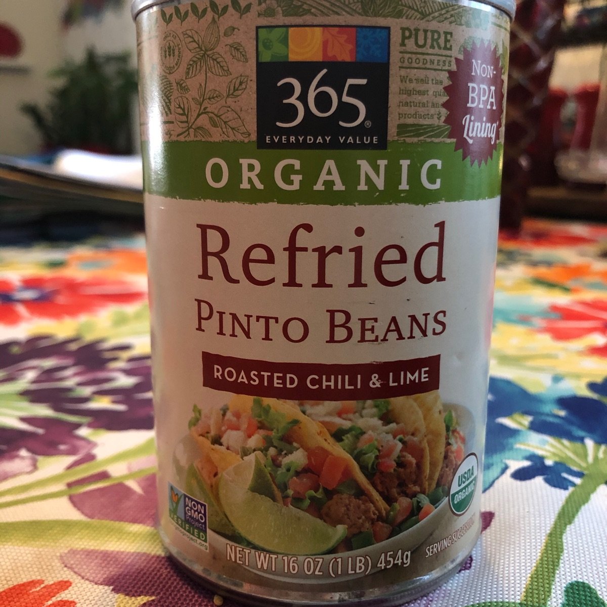 Organic Refried Pinto Beans Roasted Chili & Lime from 365 Whole Foods ...