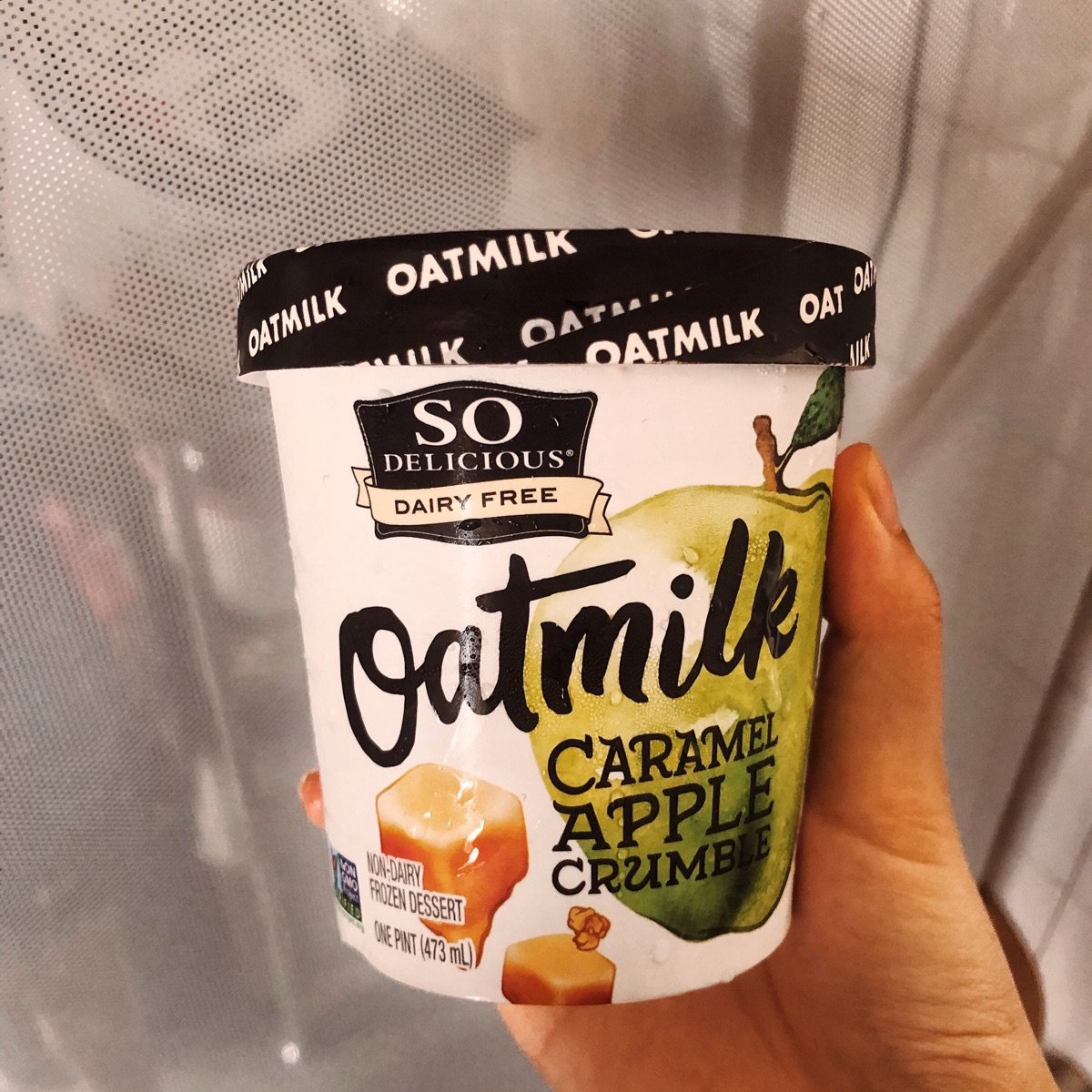 Oatmilk Caramel Apple Crumble Ice Cream from So Delicious Dairy Free ...