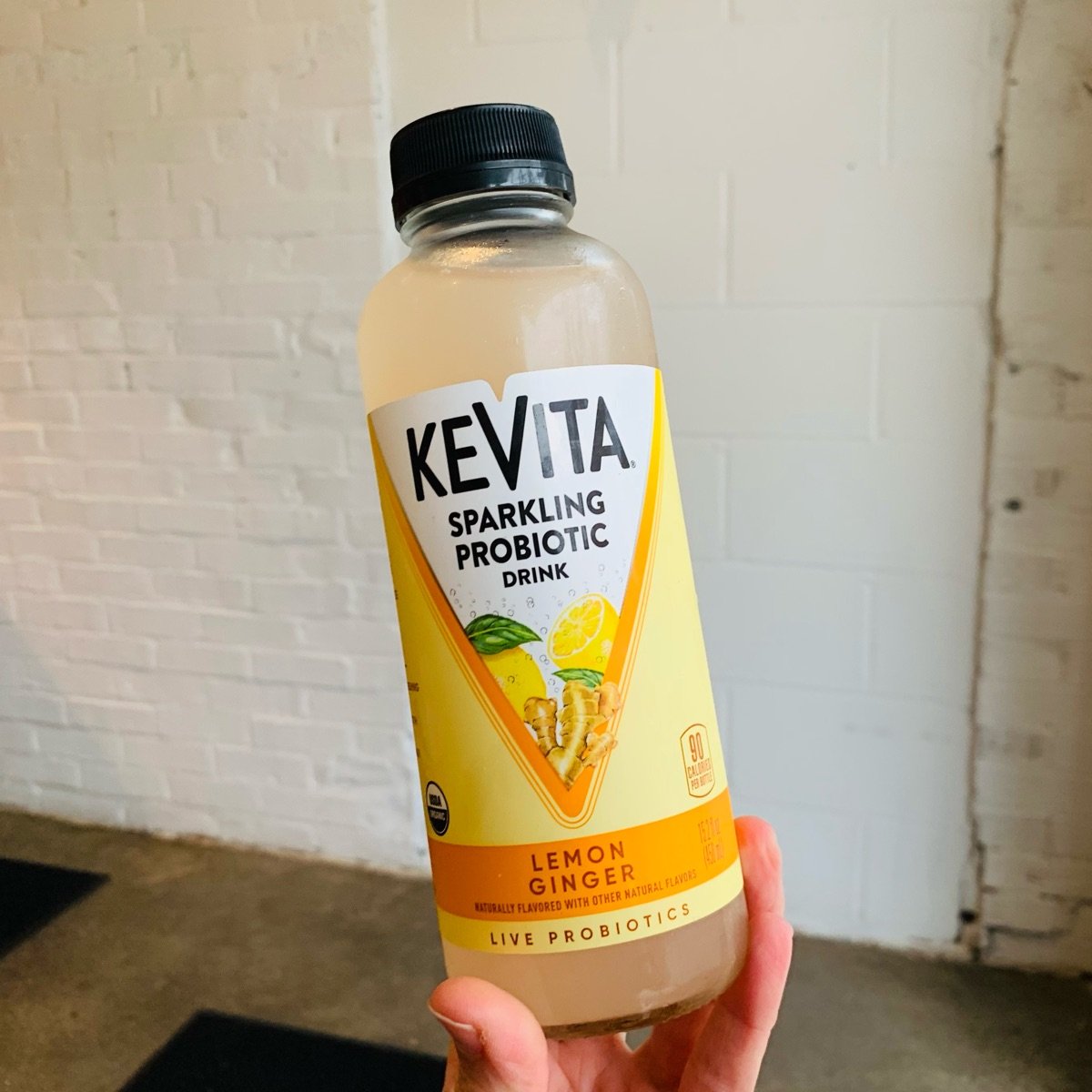 KeVita Lemon Ginger Sparkling Probiotic Drink Reviews | abillion