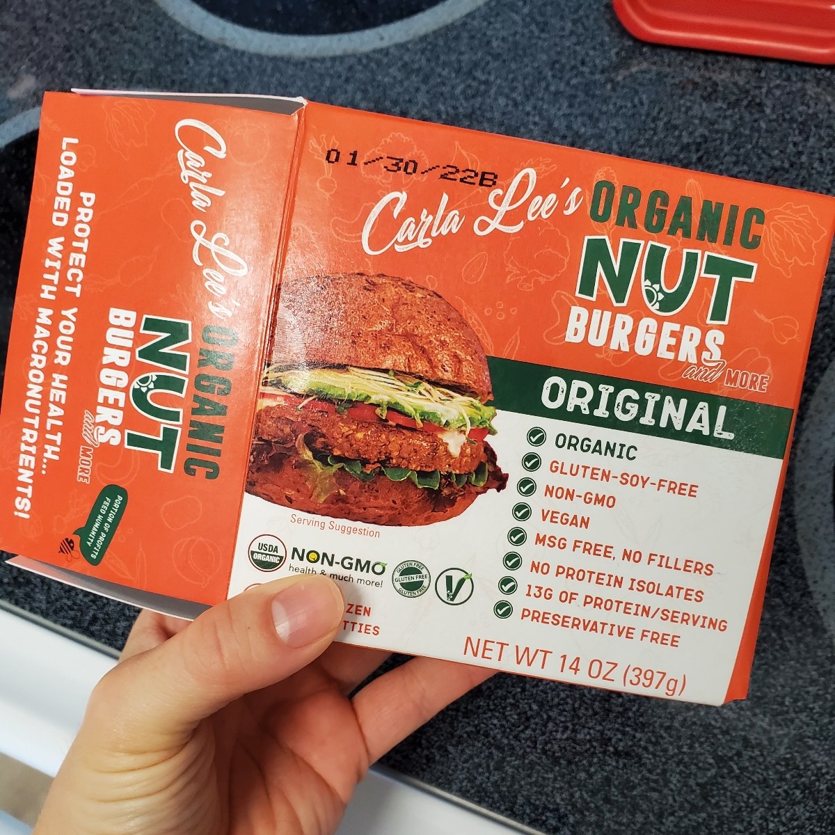 Carla lee nut burger from Carla Lee’s NutBurgers® - Vegan Product ...