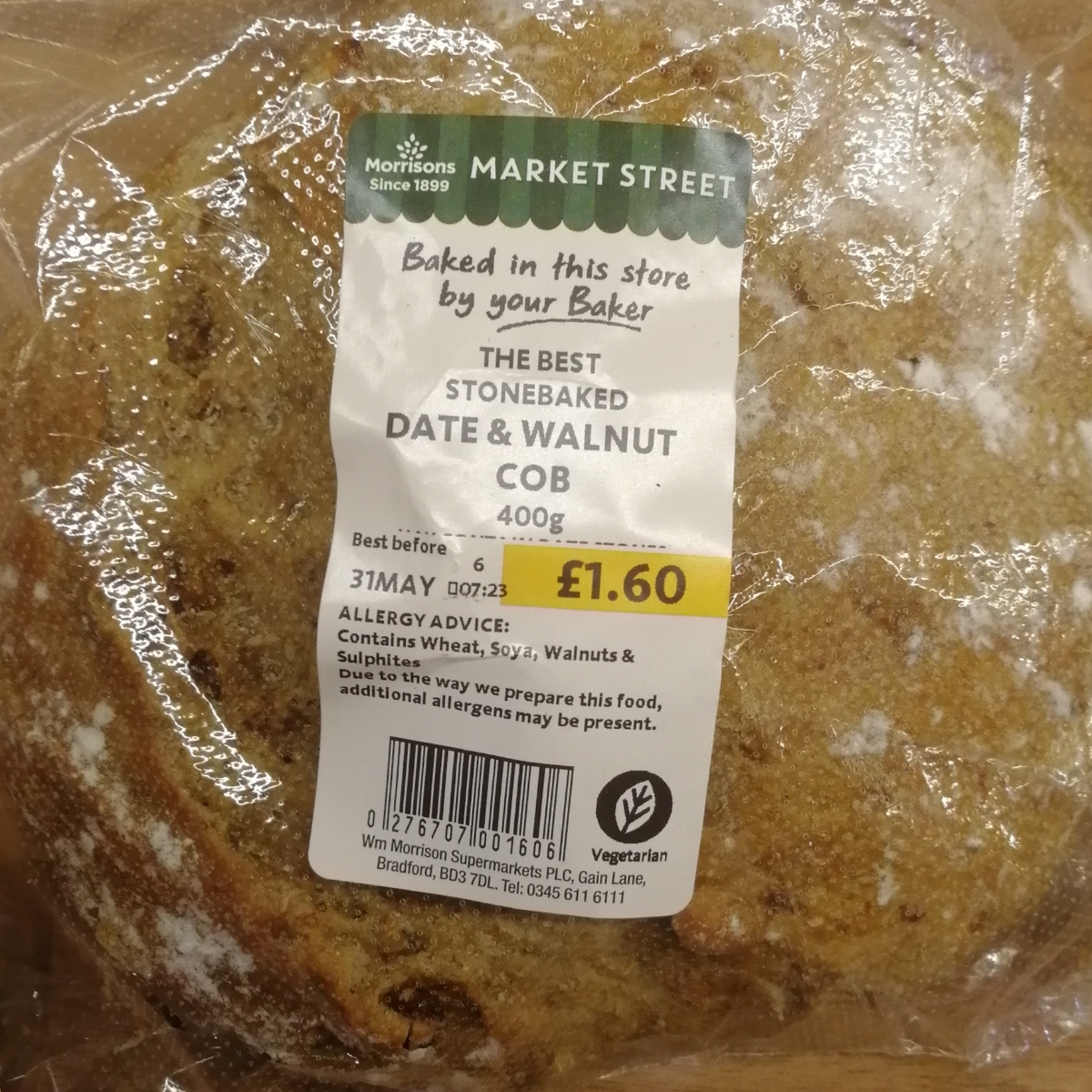 Date Walnut Bread From Morrisons Vegan Product Reviews Ratings Date Walnut Bread From Morrisons Vegan Product Reviews Ratings