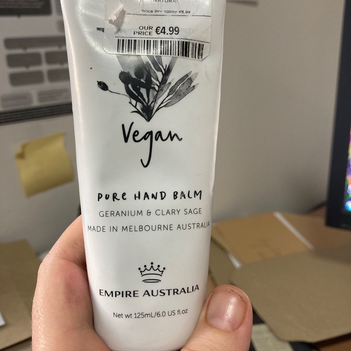 Hand balm from Empire Australia - Vegan Product Reviews & Ratings ...