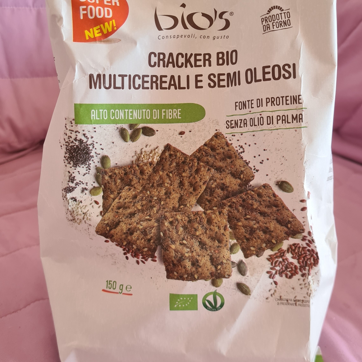 Cracker bio multicereali e semi oleosi from Bio's Consapevoli, con ...