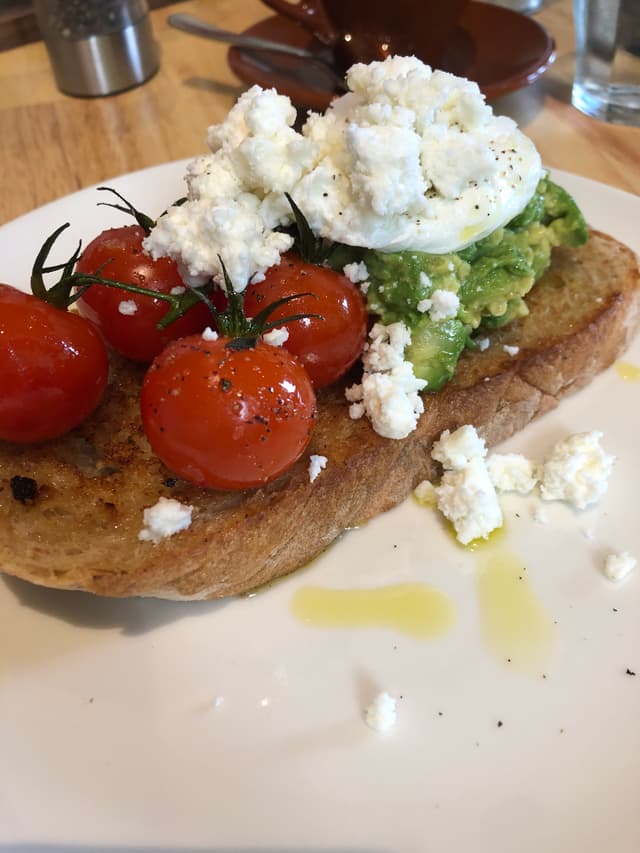 Avocado on toast at The Providore Raffles Place, Singapore - Vegan Dish ...