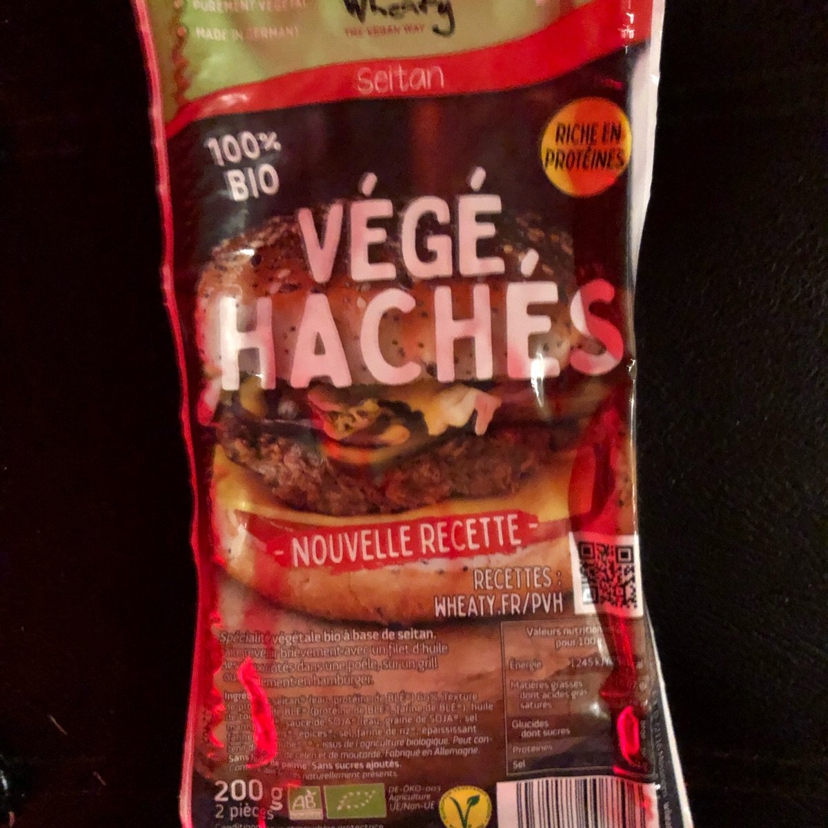 Burger Végé Haché from Wheaty - Vegan Product Reviews & Ratings | abillion