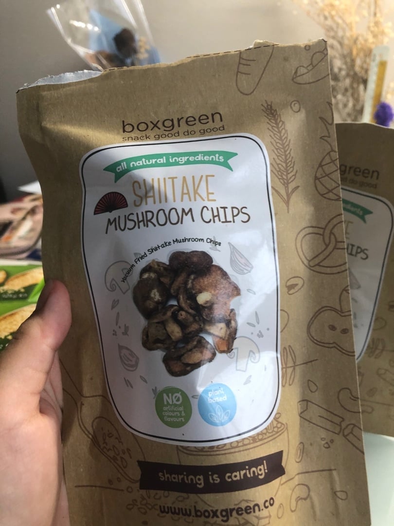 Shiitake Mushroom Chips from Boxgreen - Vegan Product Reviews & Ratings ...