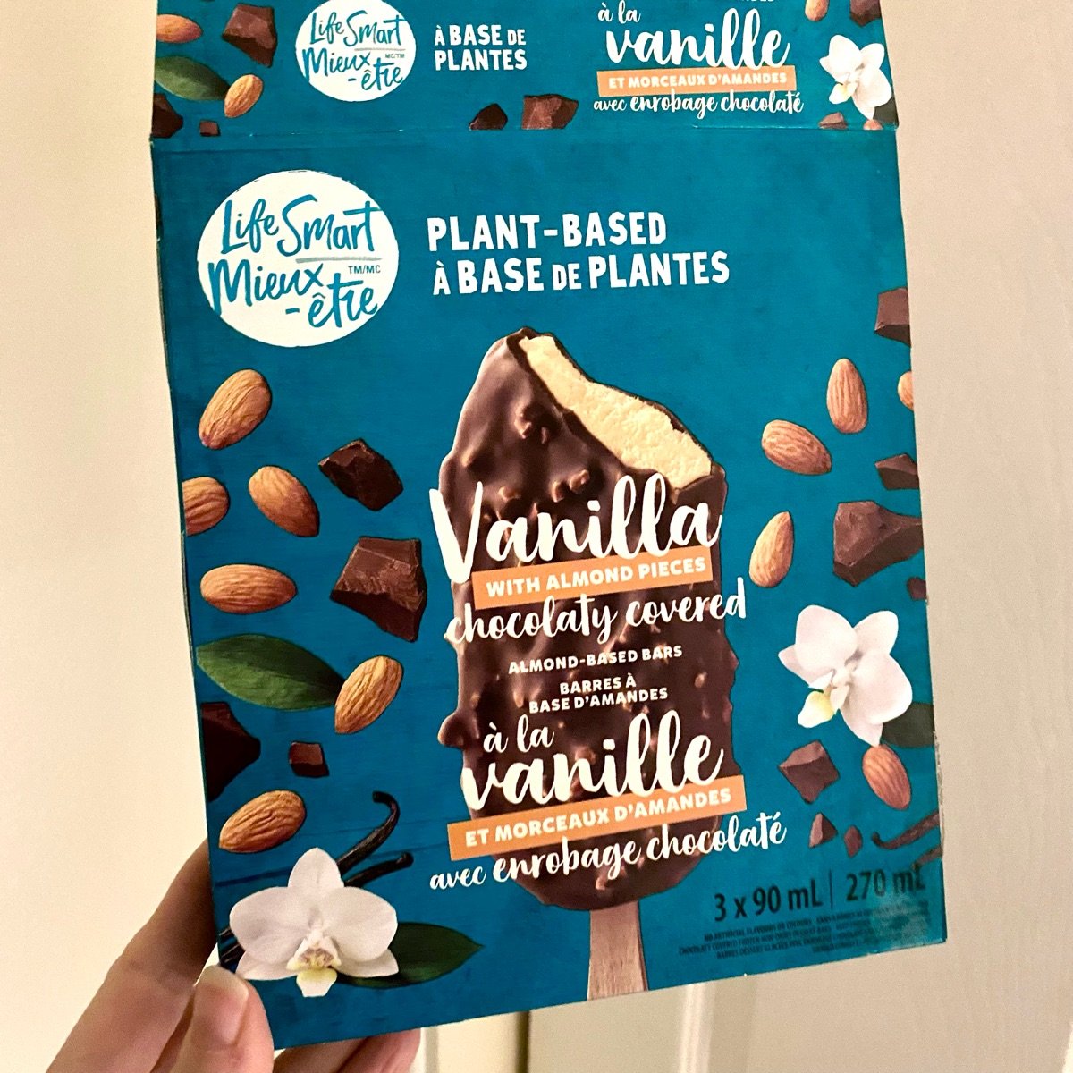 Vanilla with Amond Pieces Chocolate Covered Ice Cream Bars from Life ...