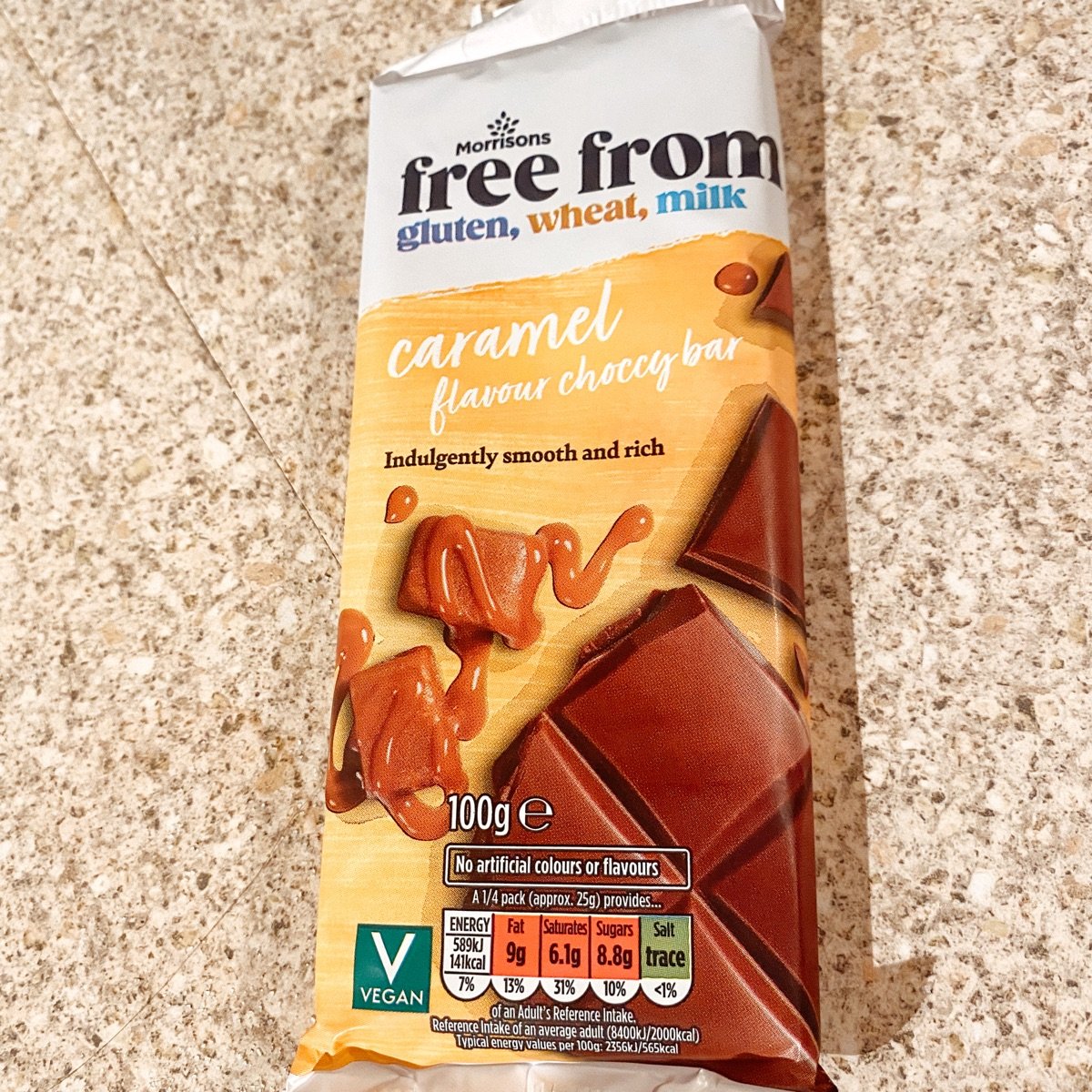 Morrisons Free from caramel flavour choccy bar Reviews | abillion