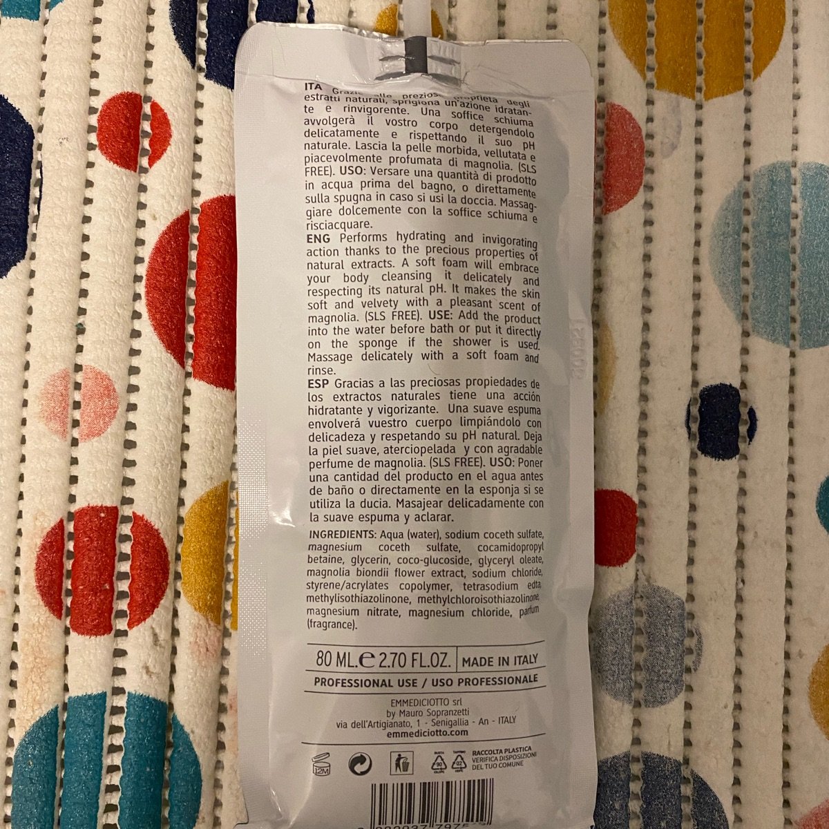 Sweet Magnolia Bath Foam from Emme Diciotto - Vegan Product Reviews ...