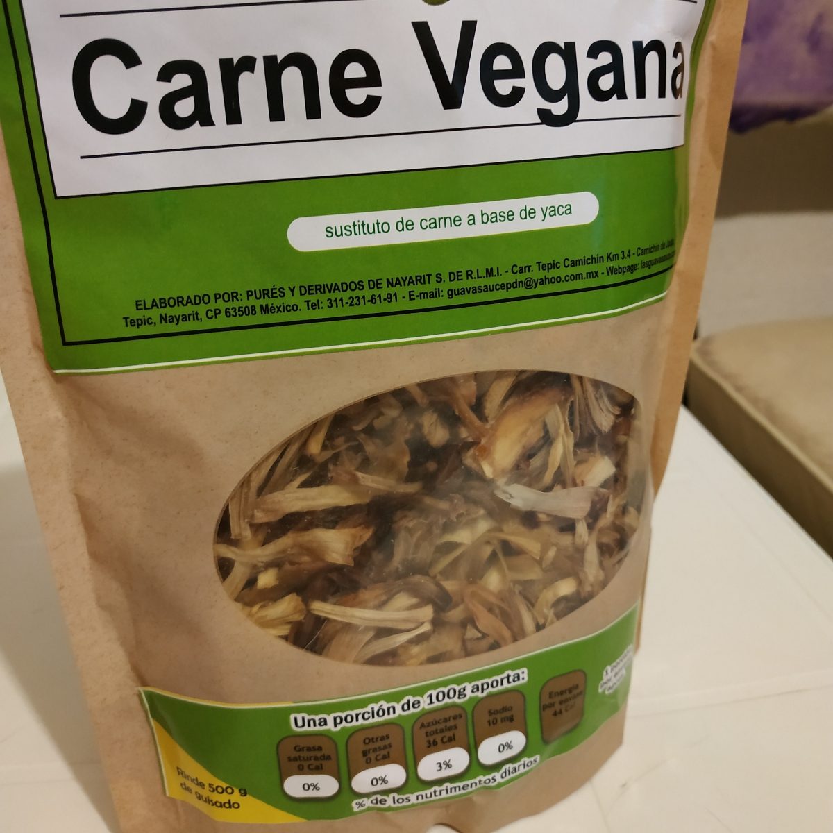 Yaca Deshidratada O Carne Vegana from Yaca deshidratada De Purés Y Derivados De Nayarit - Vegan ...