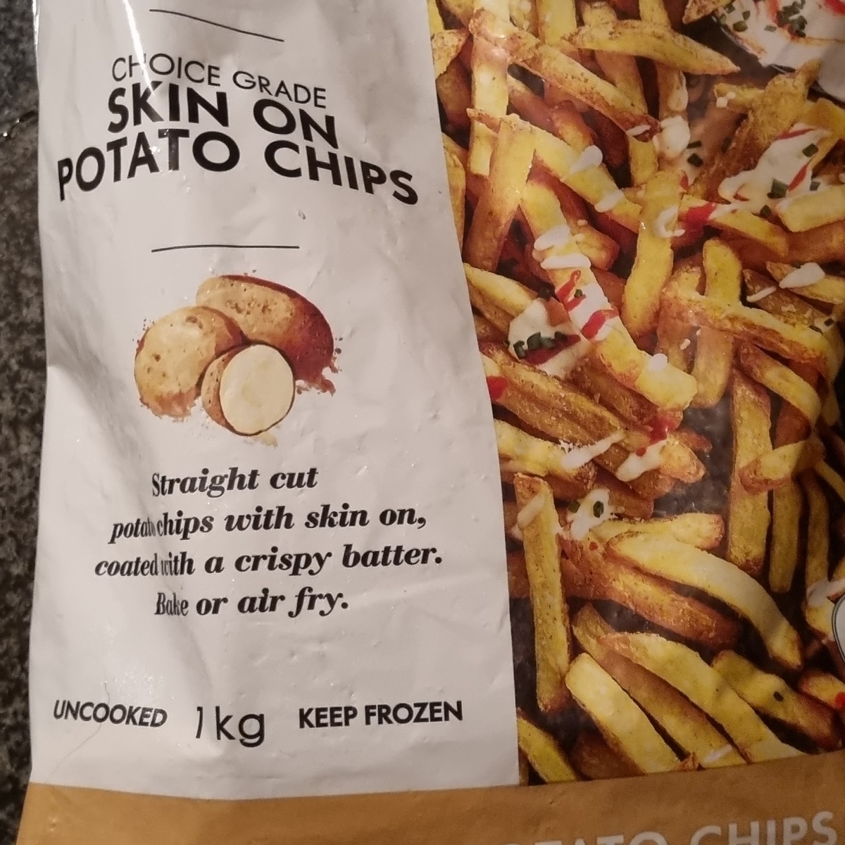 Skin On Potato Chips frozen from Woolworths Food - Vegan Product ...