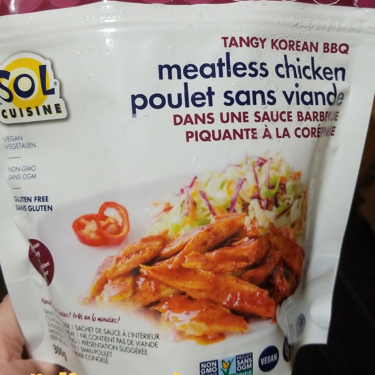 Tangy Korean BBQ Meatless Chicken from Sol Cuisine - Vegan Product ...