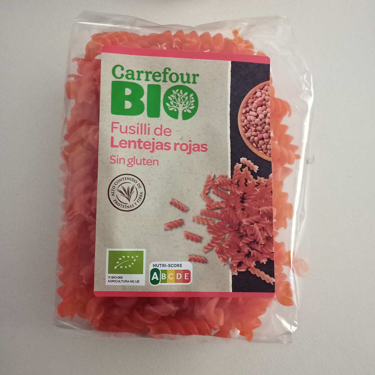 Fusilli de Lentejas Rojas from Carrefour - Vegan Product Reviews ...